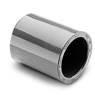 Schedule 80 PVC Coupling, 2-1/2" Socket | USABlueBook.com